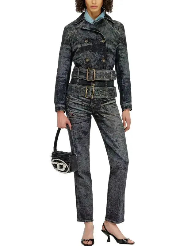 DIESEL® Belted D-gorina Jeans - Black