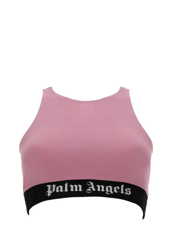 Palm Angels Classic Logo Sports Top - Pink