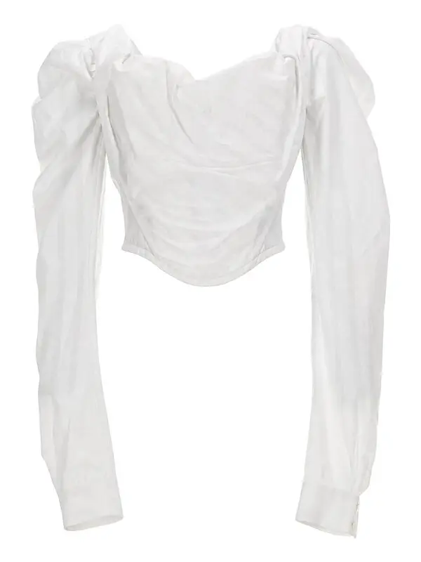 VIVIENNE WESTWOOD Sunday" Corset Top - White