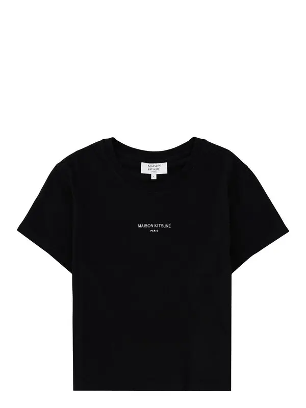 Maison Kitsuné Logo T-shirt - Black
