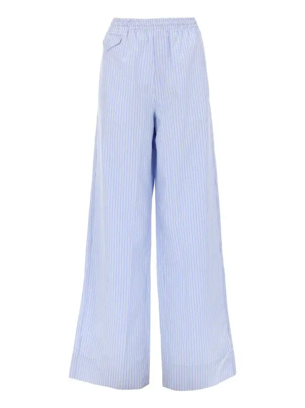 A.p.c. Louise" Wide Leg Trousers - Baby Blue