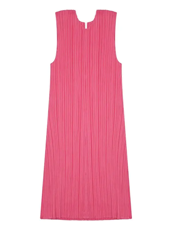 Issey Miyake Sleeveless Pleated Blouse - Pink