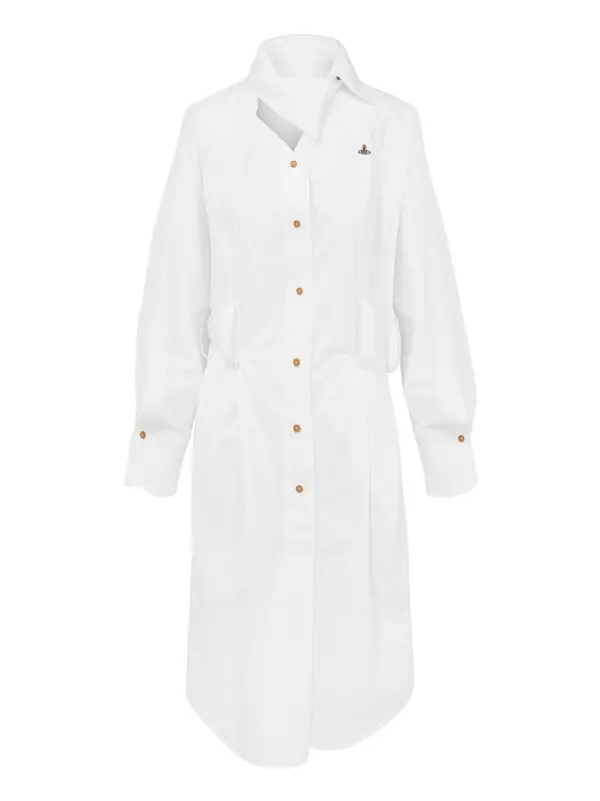 VIVIENNE WESTWOOD Drunken" Shirtdress - White