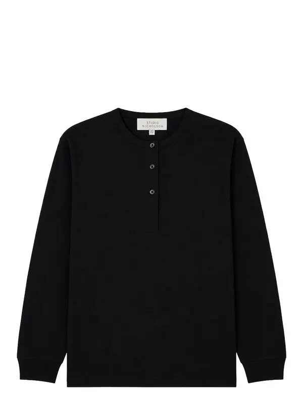 Studio Nicholson Rutas Henley - Black