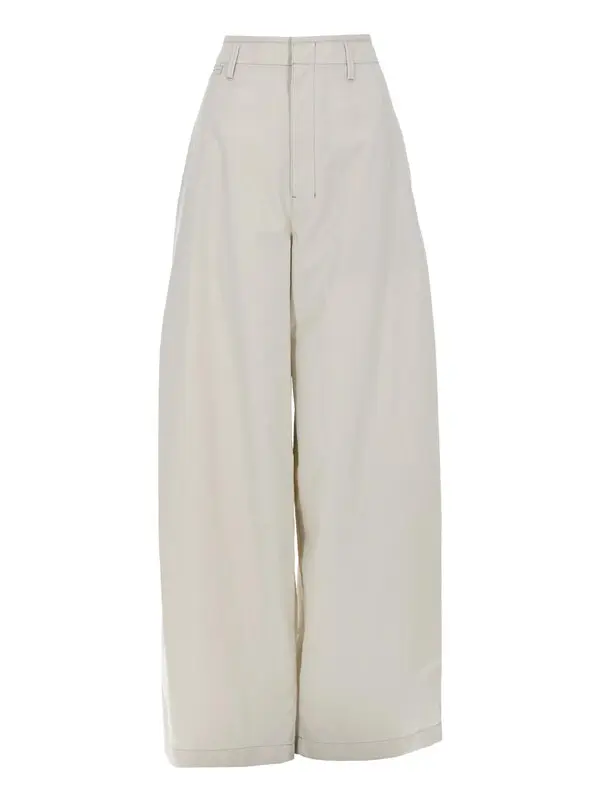 LEMAIRE Large Chino" Trousers - Ivory