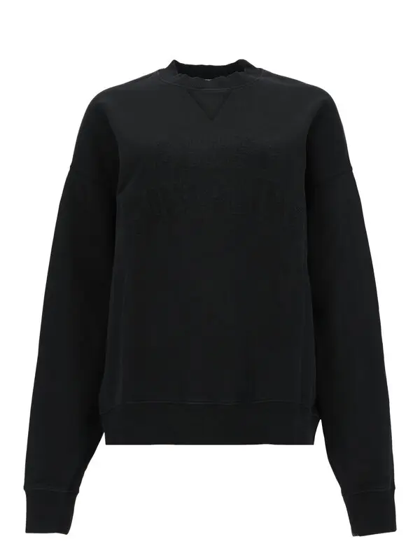 AMISH SUPPLIES Logo Sweatshirt Made In Italy - Black