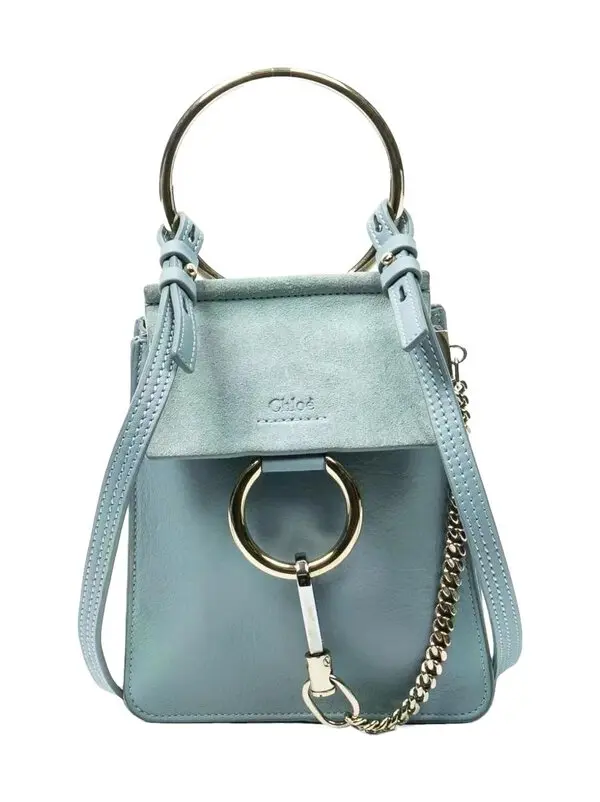 Chloé Faye Bracelet Shoulder Bag - Blue