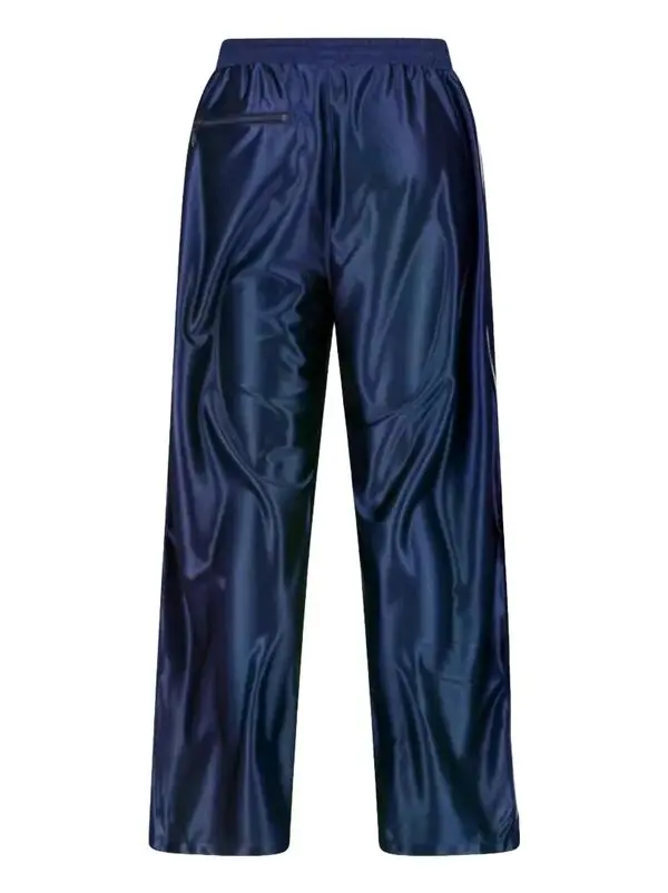 Needles Butterfly-embroidered Track Pants - Blue