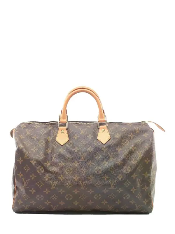 LOUIS VUITTON 40 Speedy Tote Bag - Brown