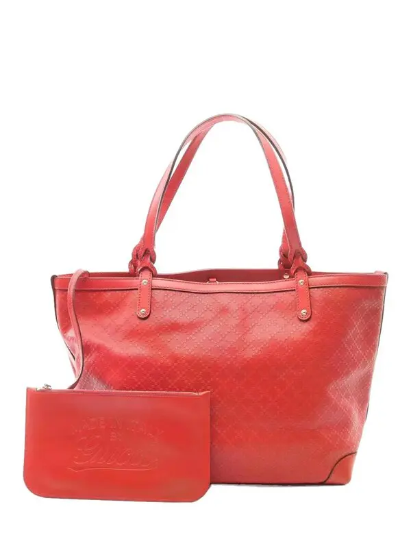 Gucci Diamante Tote Bag - Red