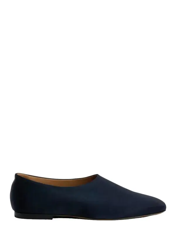 JIL SANDER Round-toe Ballet Flats - Blue