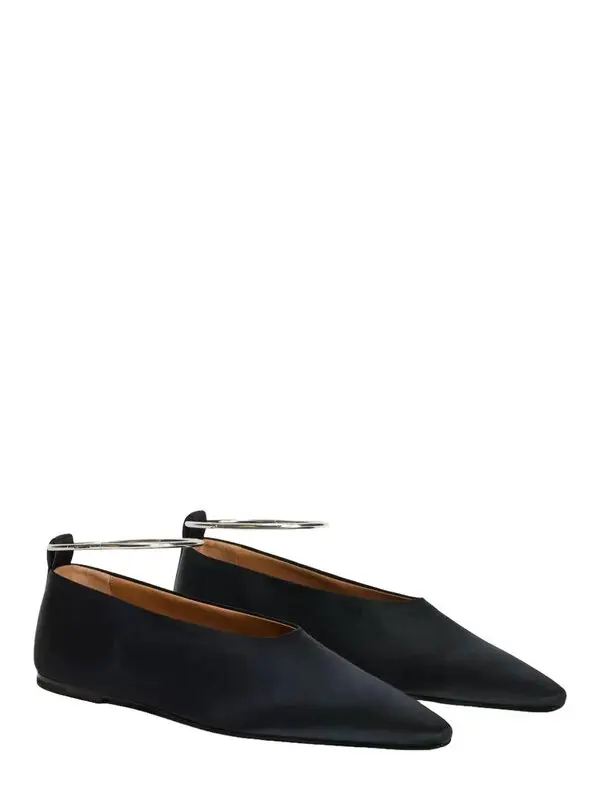 JIL SANDER Pointed-toe Ballet Flats - Blue