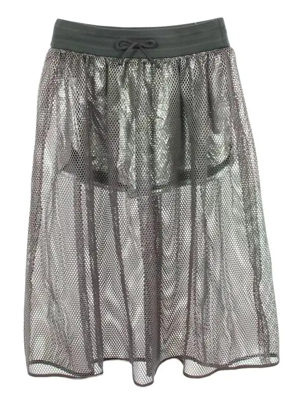Dior Drawstring Skirt - Grey