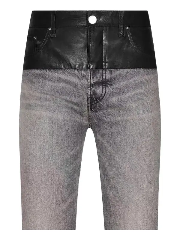 Amiri Hybrid Straight Jeans - Grey