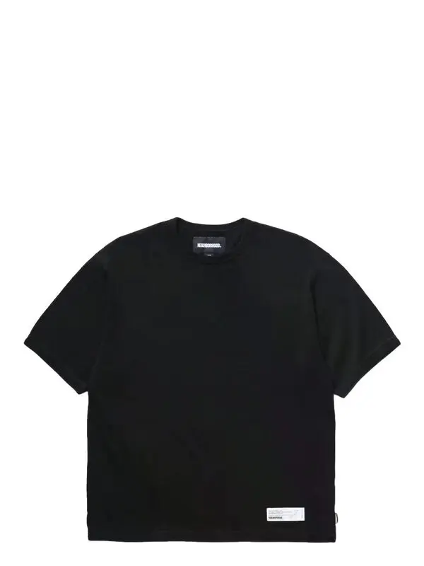 NEIGHBORHOOD Logo-patch T-shirt - Black