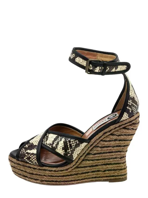 LANVIN 115mm Leather Heeled Sandals - Neutrals