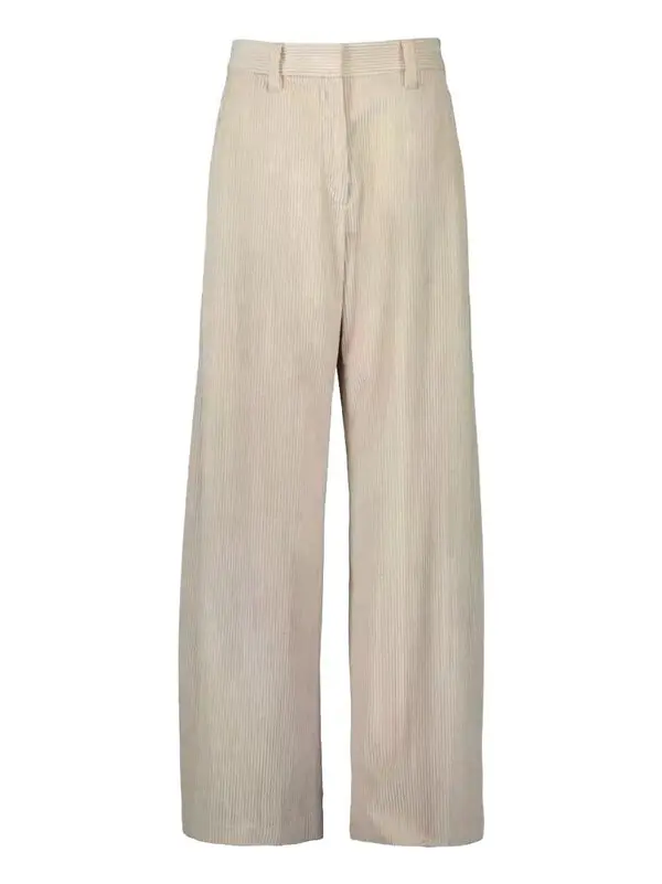 Brunello Cucinelli Beige Corduroy Trousers - Neutrals