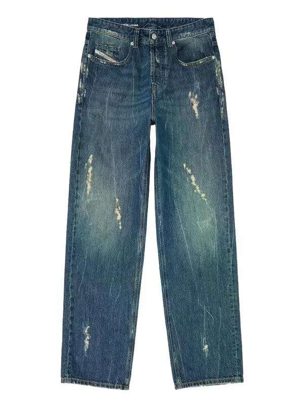 DIESEL® 2001 D-macro Relaxed-fit Jeans - Blue