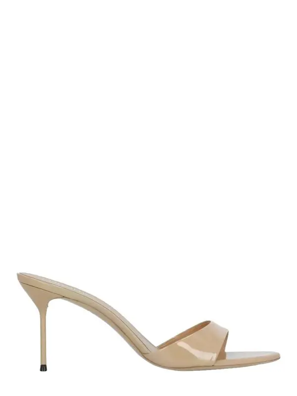Paris Texas Lidia Patent-finish Stiletto-heel Sandals - Neutrals
