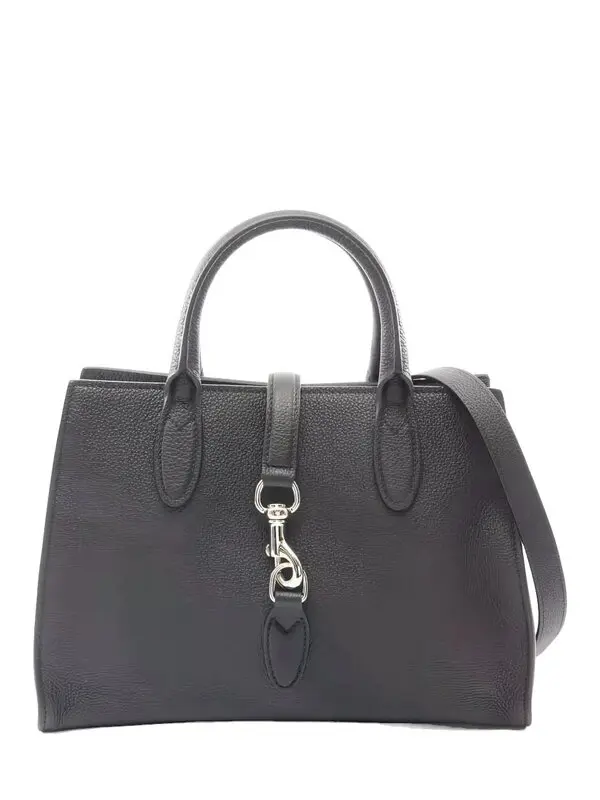 Gucci Leather Tote Bag - Black