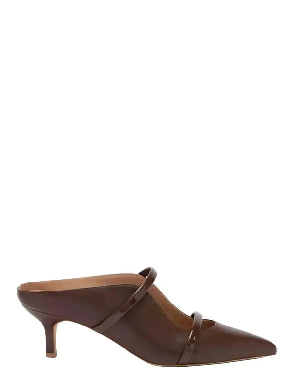 MALONE SOULIERS Maureen Leather Mules - Brown