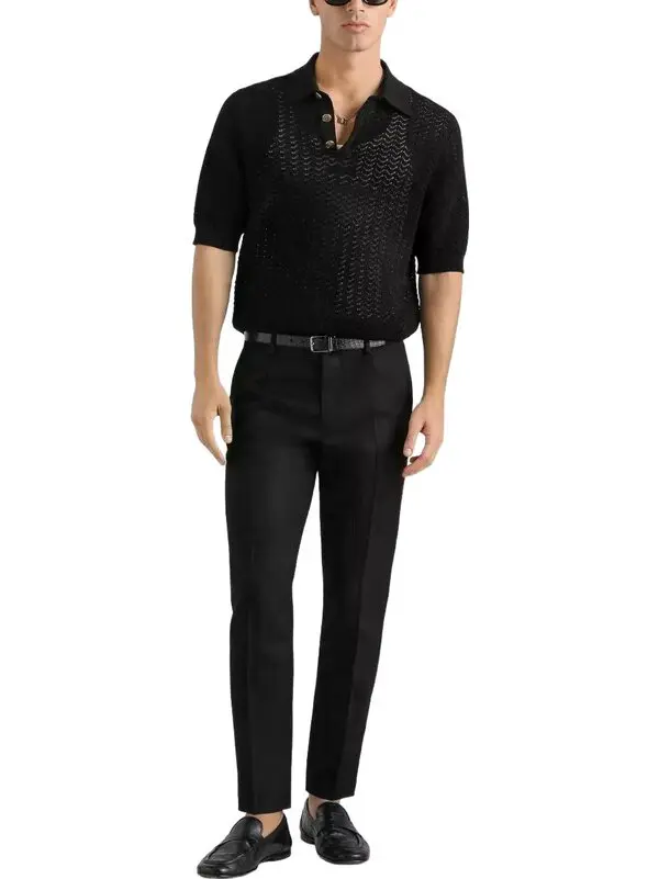 Dolce & Gabbana Viscose Trousers - Black