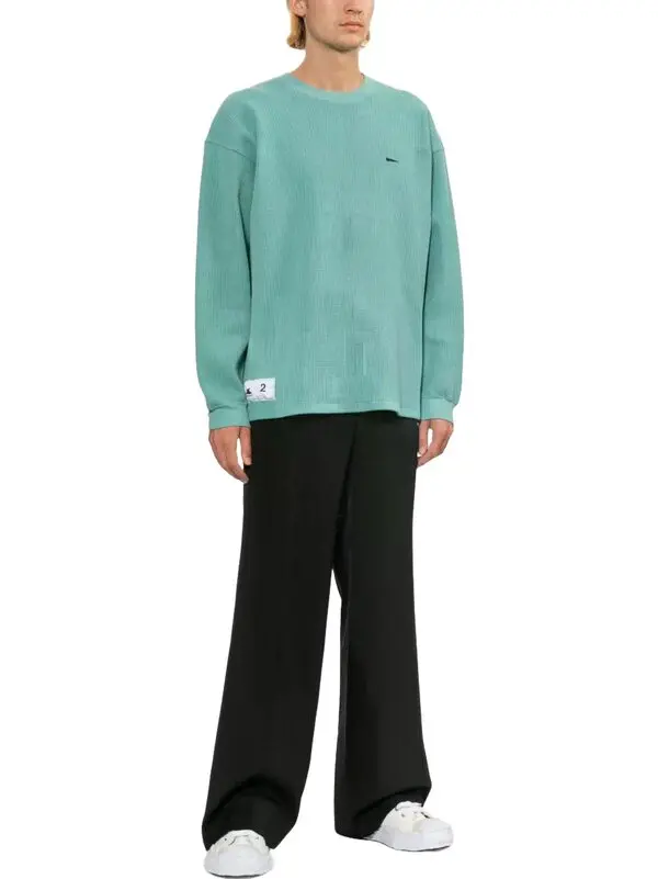 RECTO Wide-leg Trousers - Black