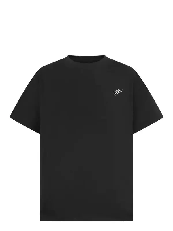 PLEIN SPORT Chrome Scratch T-shirt - Black