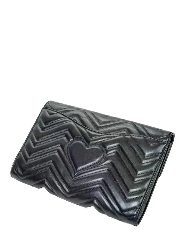 Gucci Gg Marmont Clutch Bag - Black
