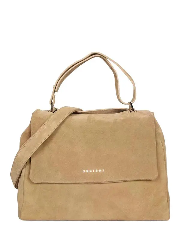 Orciani Suede Tote Bag - Neutrals