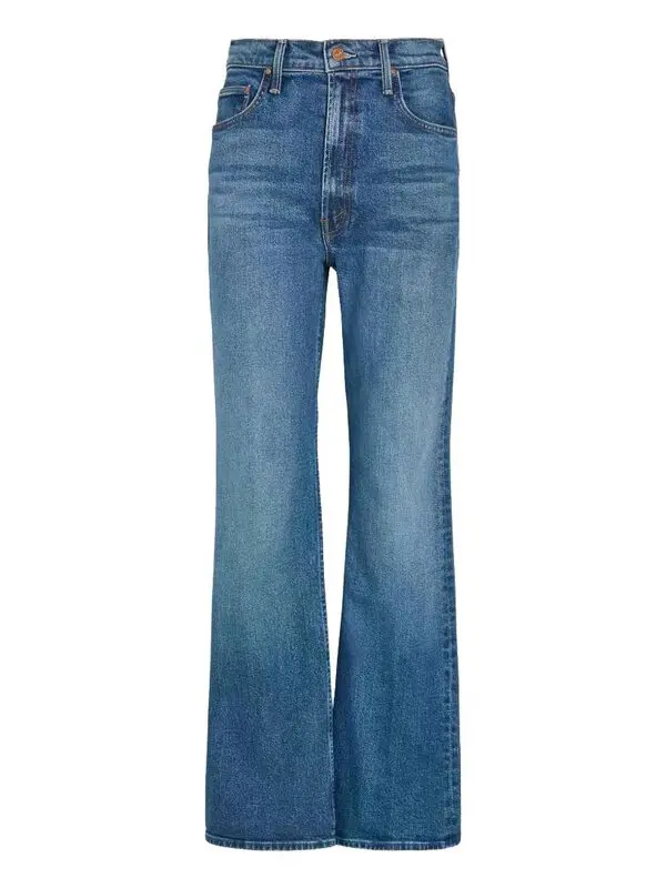 MOTHER Faded-effect Bootcut Jeans - Blue