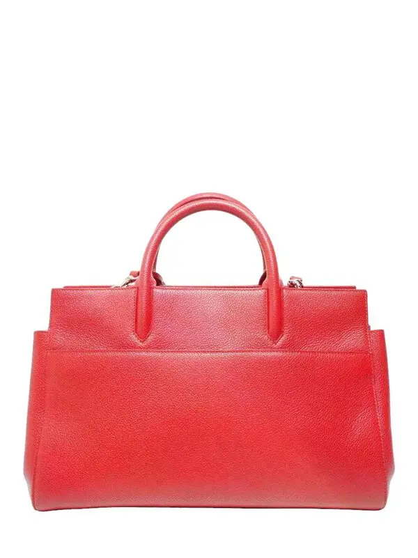 Saint Laurent Cabas Rive Gauche Tote Bag - Red