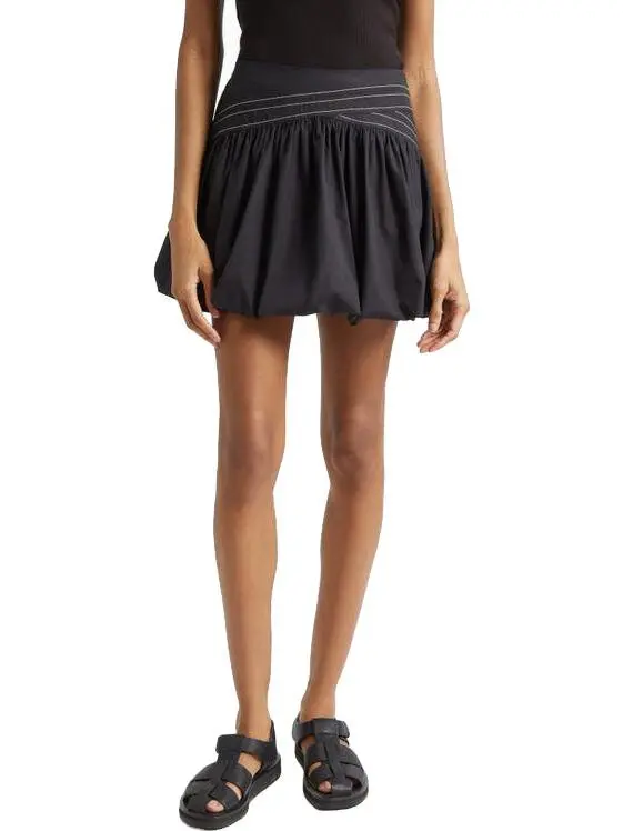 Derek Lam 10 Crosby Bubble Miniskirt - Black