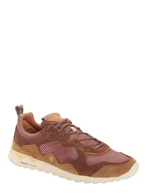 FLOWER MOUNTAIN Puerh Low Top Sneaker - Cognac