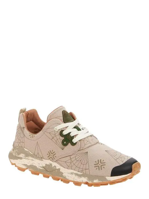 FLOWER MOUNTAIN Pampas Lace-up Sneakers - Taupe Green