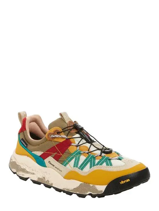 FLOWER MOUNTAIN Iwano Waterproof Hiking Shoe - Yellow Rust
