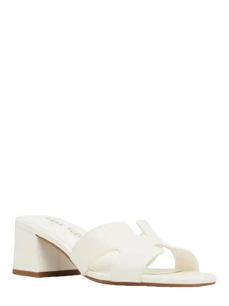 Anne Klein Delphine Slide Sandal - White