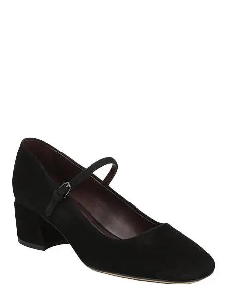 Franco Sarto Davi Mary Jane Block Heel Pumps - Black