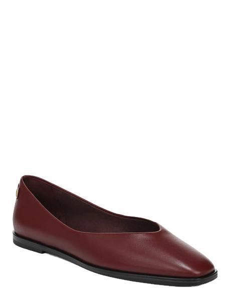 Franco Sarto Tesia Square Toe Flat - Red
