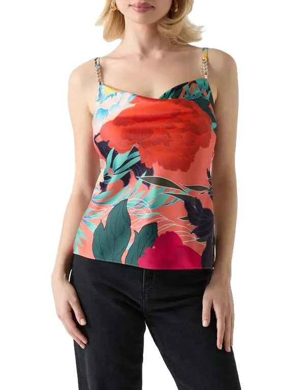 MARCIANO Roma Print Sleeveless Top - Open