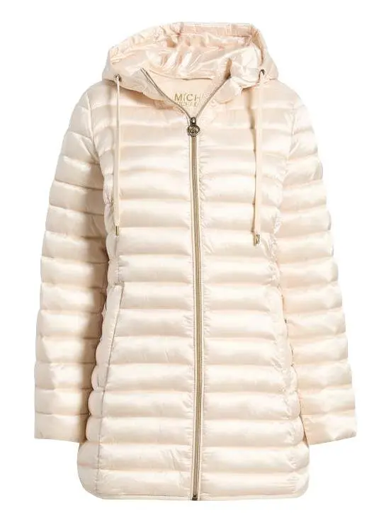 Michael Kors Packable Quilted Hooded Jacket - Dune