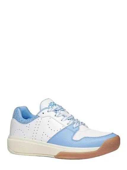 DAPSFIT Desi Low Pickleball Shoes - Baby Blue/white