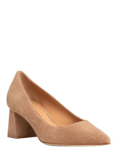 BEAUTIISOLES BY ROBYN SHREIBER Corina Pointed Toe Block Heel Pumps - Camel
