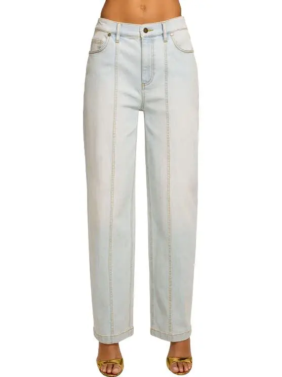 Ramy Brook Nadia Straight Leg Jeans - Bleach Wash