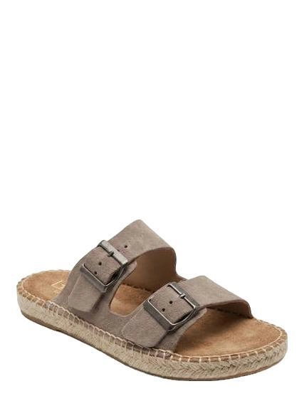 MENINA STEP Ergonomic Espadrille Sandal With Adjustable Buckles - Stone