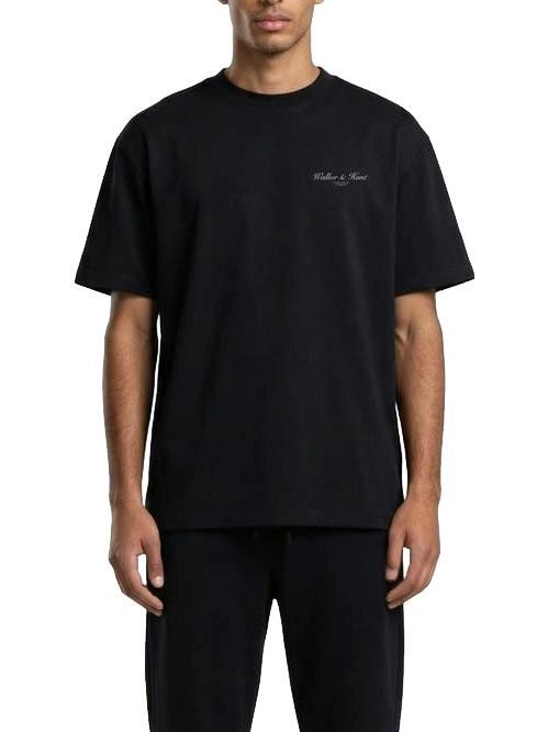 WALKER & HUNT Oversized Crew Tee - Black