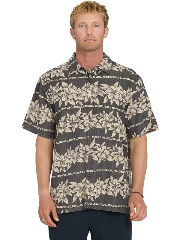 QUIKSILVER WATERMAN Horizons Short Sleeve Shirt - Phantom