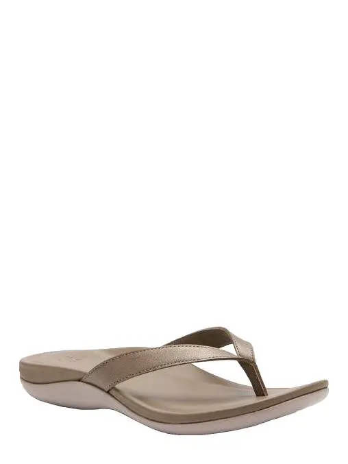 ABEO Oasis Flip Flop With Orthotic Footbed - Fossil