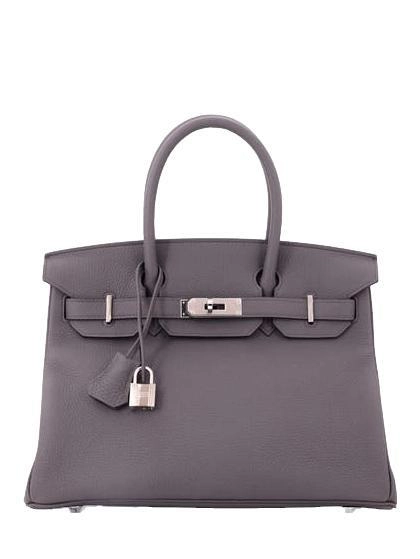 Hermès Birkin Handbag Togo With Palladium Hardware 30 - Grey