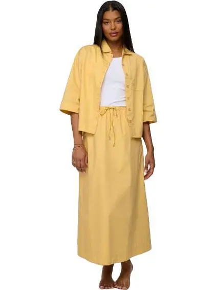 BY TESS COLLECTION Poppy Skirt - Pale Yellow